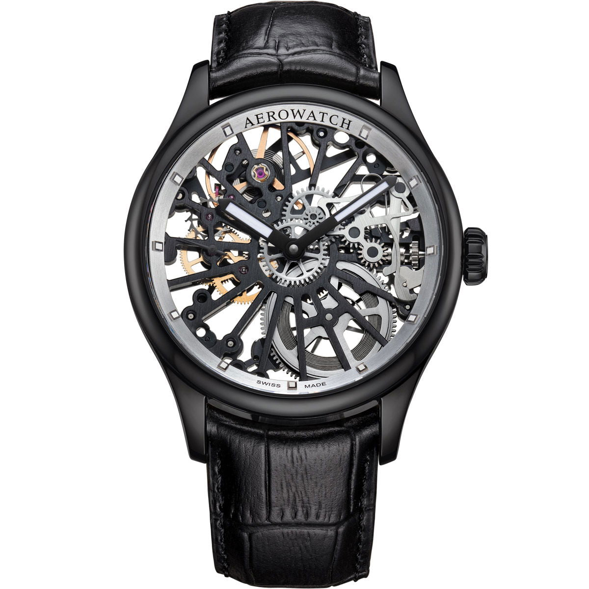 Aerowatch Renaissance Skelett Wheel Luxury Watch Design